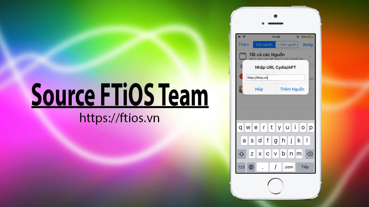 Cách thêm nguồn FTiOS Team - FTiOS